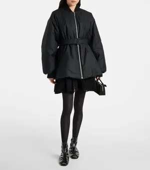 Alaïa Faux Patent Leather Ankle Boots