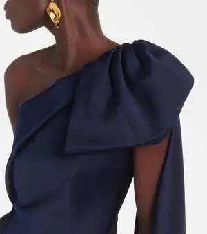 Roland Mouret Bow-detail Draped Gown