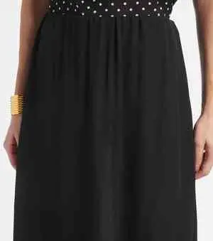Wardrobe.NYC Flared Maxi Silk Skirt