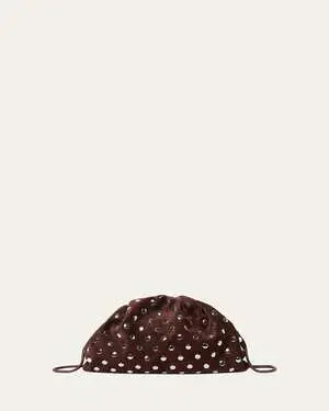 LOEFFLER RANDALL Bailey Studded Leather Clutch Bag