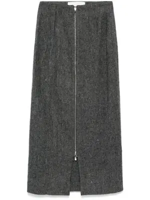CONNER IVES Reconstituted Military Blanket Skirt