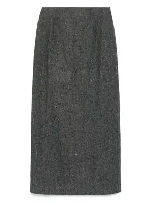 CONNER IVES Reconstituted Military Blanket Skirt