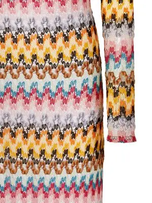 Missoni Zigzag-woven Maxi Dress - Yellow