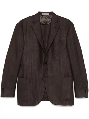 Corneliani Single-breasted Blazer - Brown