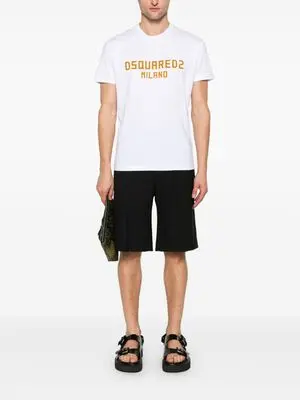 Dsquared2 Flocked-logo T-shirt
