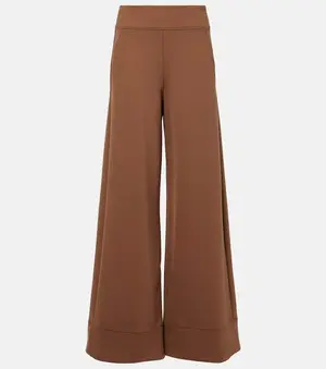 Women's Brown Wide Leg Trousers