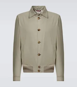 Brunello Cucinelli Cotton-blend Bomber Jacket