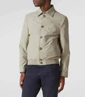 Brunello Cucinelli Cotton-blend Bomber Jacket