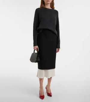 Savette Florence Leather Tote Bag - Black