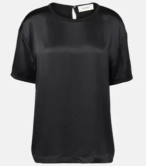LISA YANG Silk Top - Blue