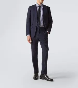 Zegna Striped Cotton Shirt - Blue
