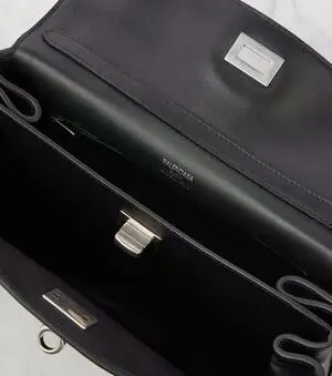 Balenciaga Rodeo Small Leather Tote Bag - Black