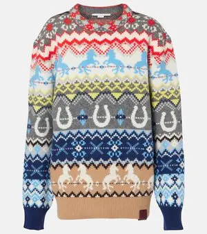 Stella McCartney Fair Isle Intarsia Wool Sweater - Multicoloured