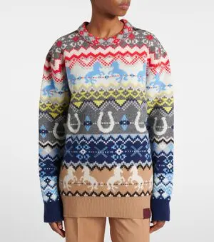 Stella McCartney Fair Isle Intarsia Wool Sweater