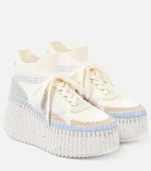 Chloé Nama Platform Slip-on Sneakers
