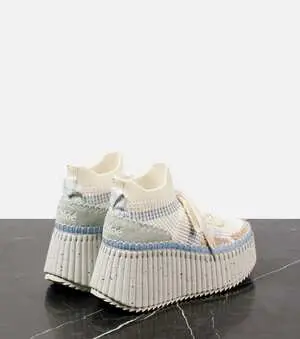 Chloé Nama Platform Slip-on Sneakers