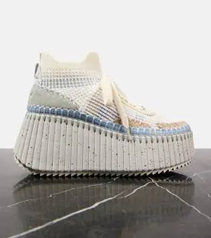 Chloé Nama Platform Slip-on Sneakers
