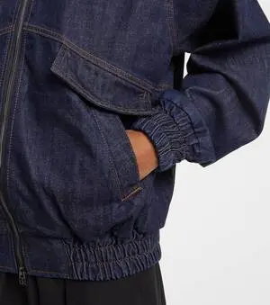 Magda Butrym Oversized Denim Bomber Jacket