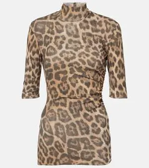 Stella McCartney Leopard-print Top - Multicoloured