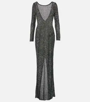 Alessandra Rich Sequined Gown