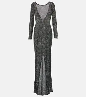 Alessandra Rich Sequined Gown