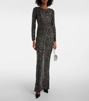 Alessandra Rich Sequined Gown