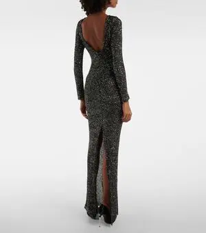 Alessandra Rich Sequined Gown