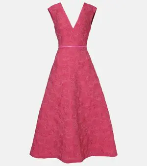 Max Mara Valdese Belted Midi Dress