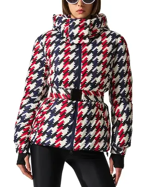 Perfect Moment Candice Ski Parka - Houndstooth