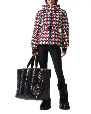 Perfect Moment Candice Ski Parka - Houndstooth