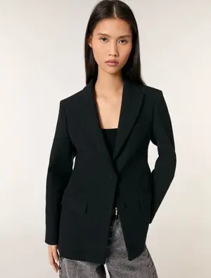 Maje Slim-fit Suit Jacket