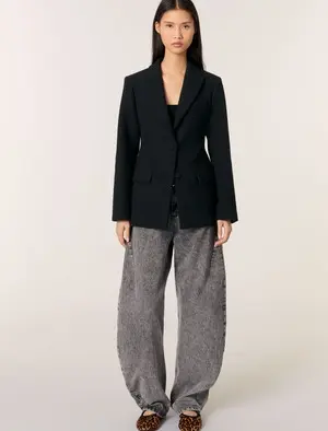 Maje Slim-fit Suit Jacket