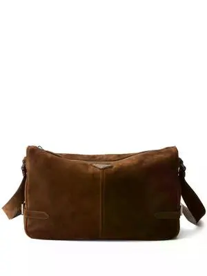 Prada Suede Shoulder Bag - Brown