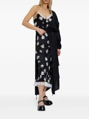 Moschino Daisy-print Midi Dress