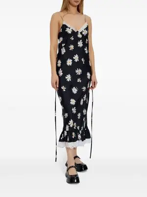 Moschino Daisy-print Midi Dress