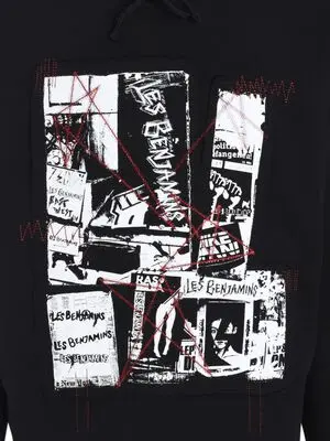 LES BENJAMINS Graphic-print Hoodie