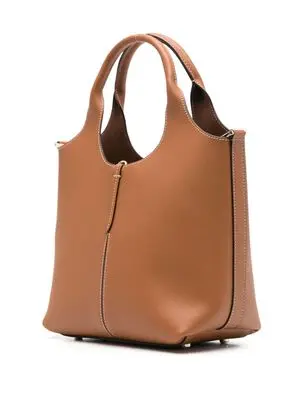 TOD'S Mini Leather Tote - Brown