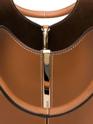 TOD'S Mini Leather Tote - Brown