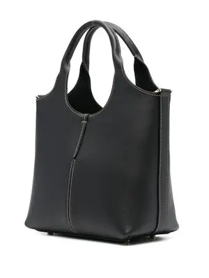 TOD'S Mini Leather Tote - Black