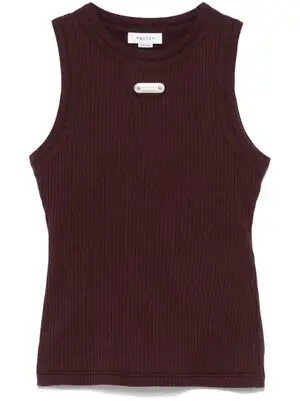 Alexander McQueen Logo-plaque Tank Top