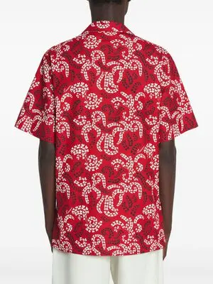 LANVIN Leaf-print Shirt
