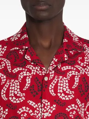 LANVIN Leaf-print Shirt