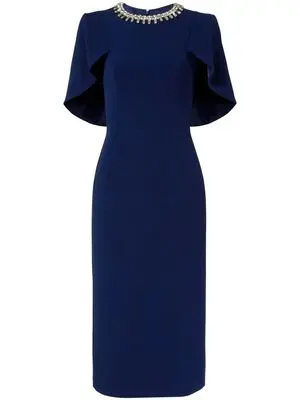 Jenny Packham Thalia Midi Dress - Blue
