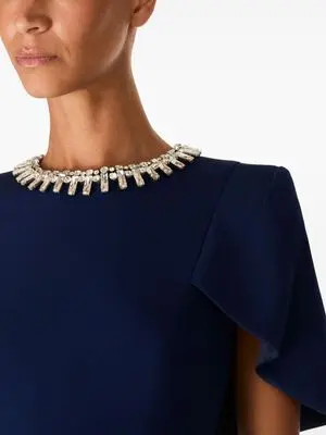 Jenny Packham Thalia Midi Dress - Blue
