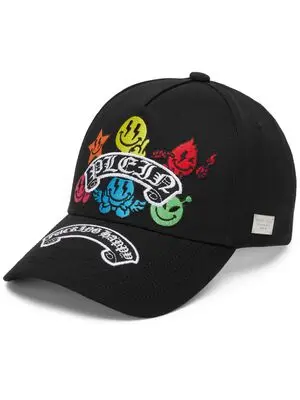 Philipp Plein Smile Baseball Cap - Black