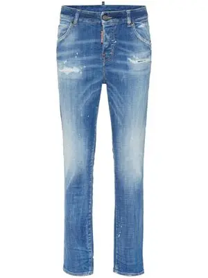 Dsquared2 Distressed Skinny Jeans - Blue