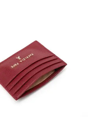 Patrizia Pepe Leather Cardholder - Red
