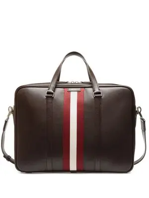 Bally Bally Code Briefcase Brown