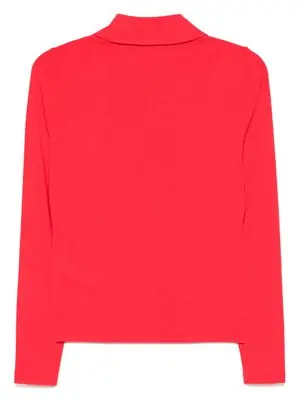 REJINA PYO Jasmine Polo Top - Red