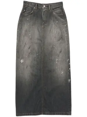 Acne Studios Denim Maxi Skirt - Black